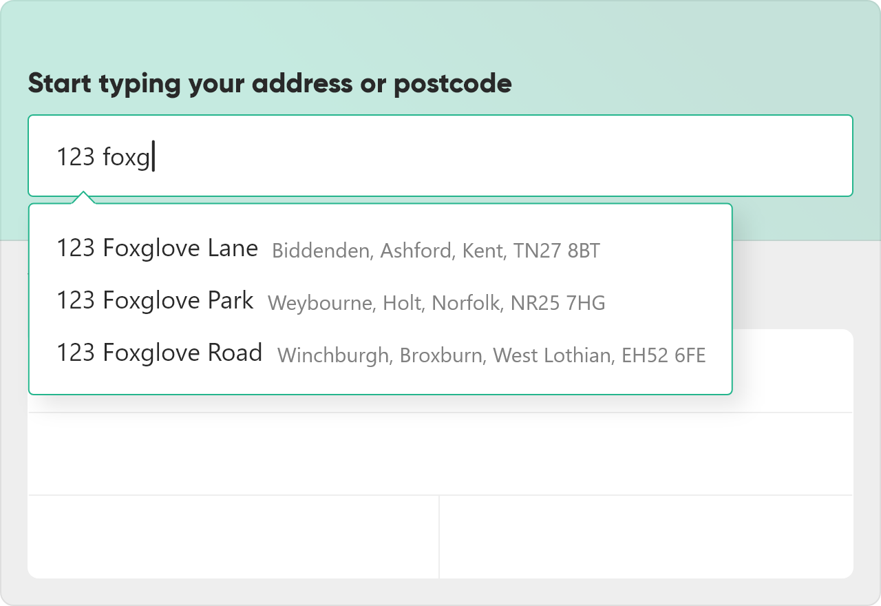 Address Lookup API - Postcoder