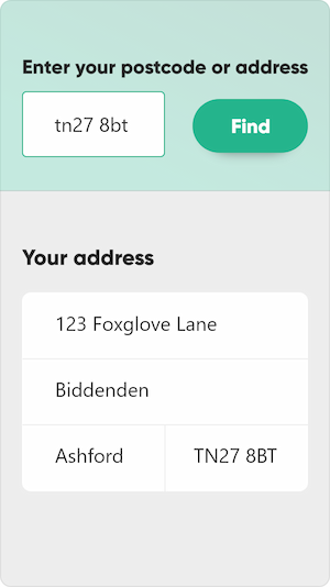 Address Lookup API - Postcoder
