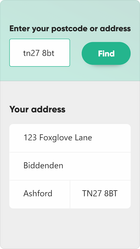 Address Lookup API - Postcoder