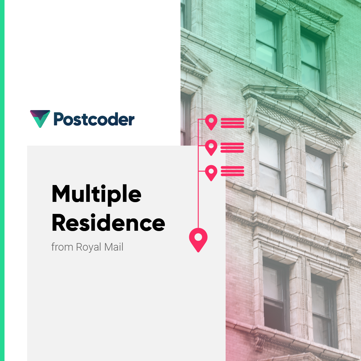 Multiple Residence Dataset - Postcoder