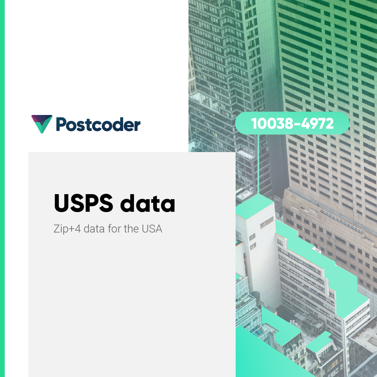 USPS ZIP+4 data for the USA - Postcoder